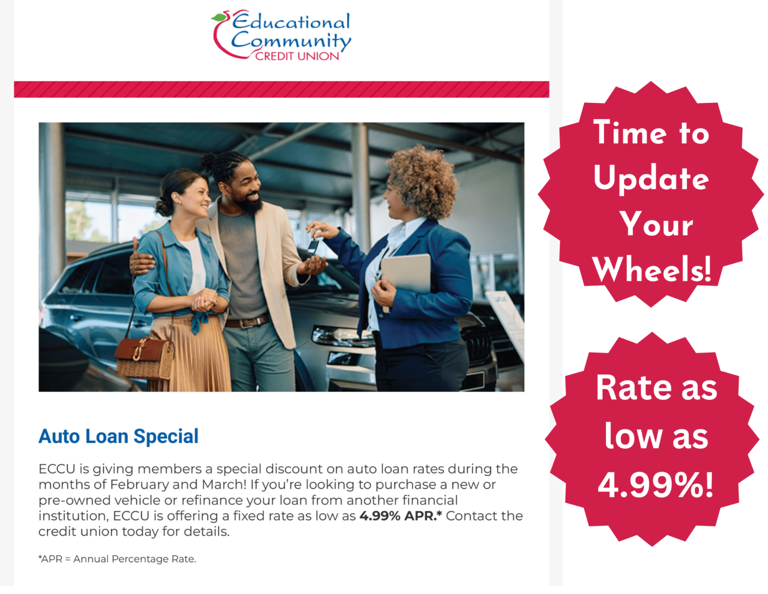 Educational Community Credit Union | ECCU Home
